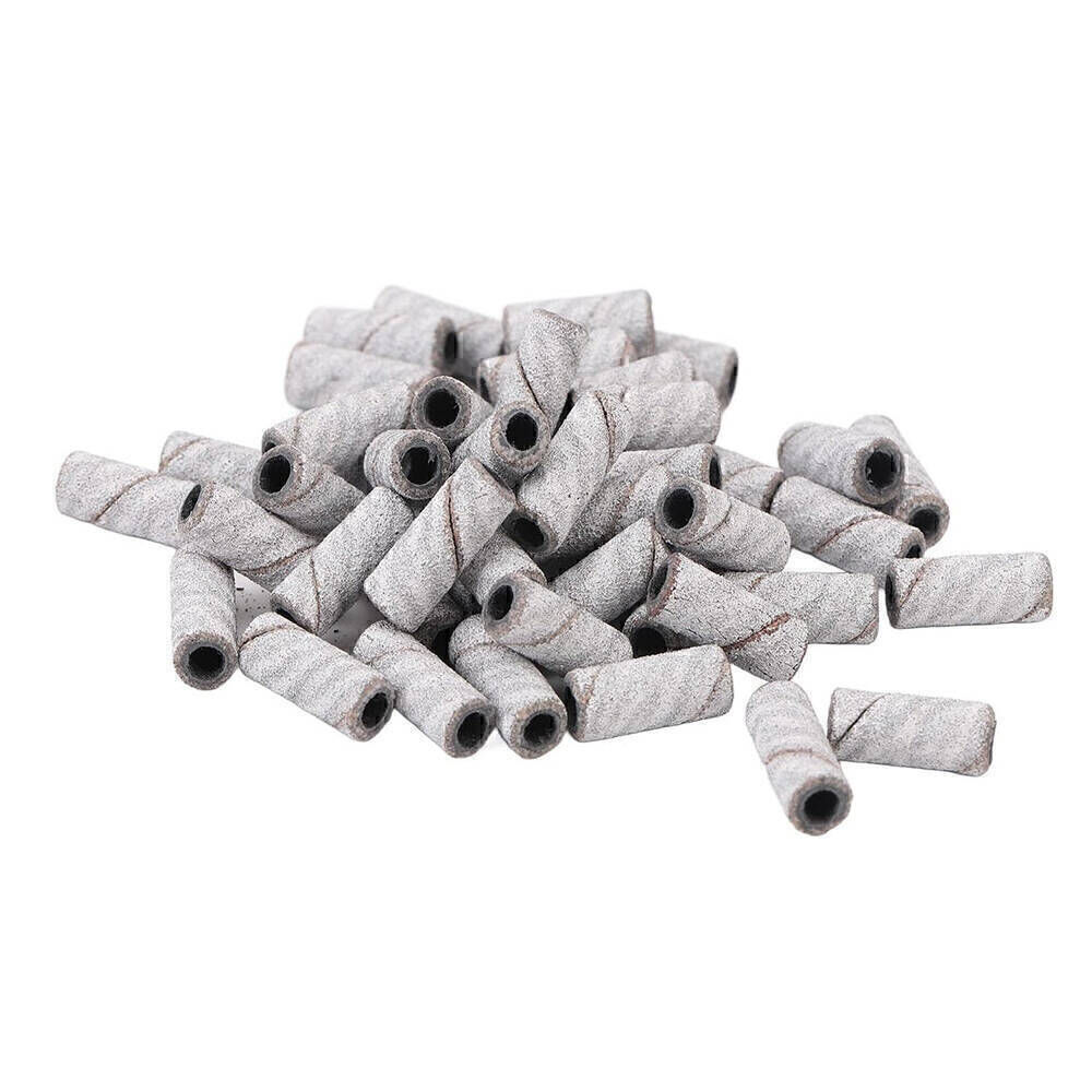 Mini Sanding Band Paper 3mm Nail Drill Mandrel - White Color #150 Grit ...