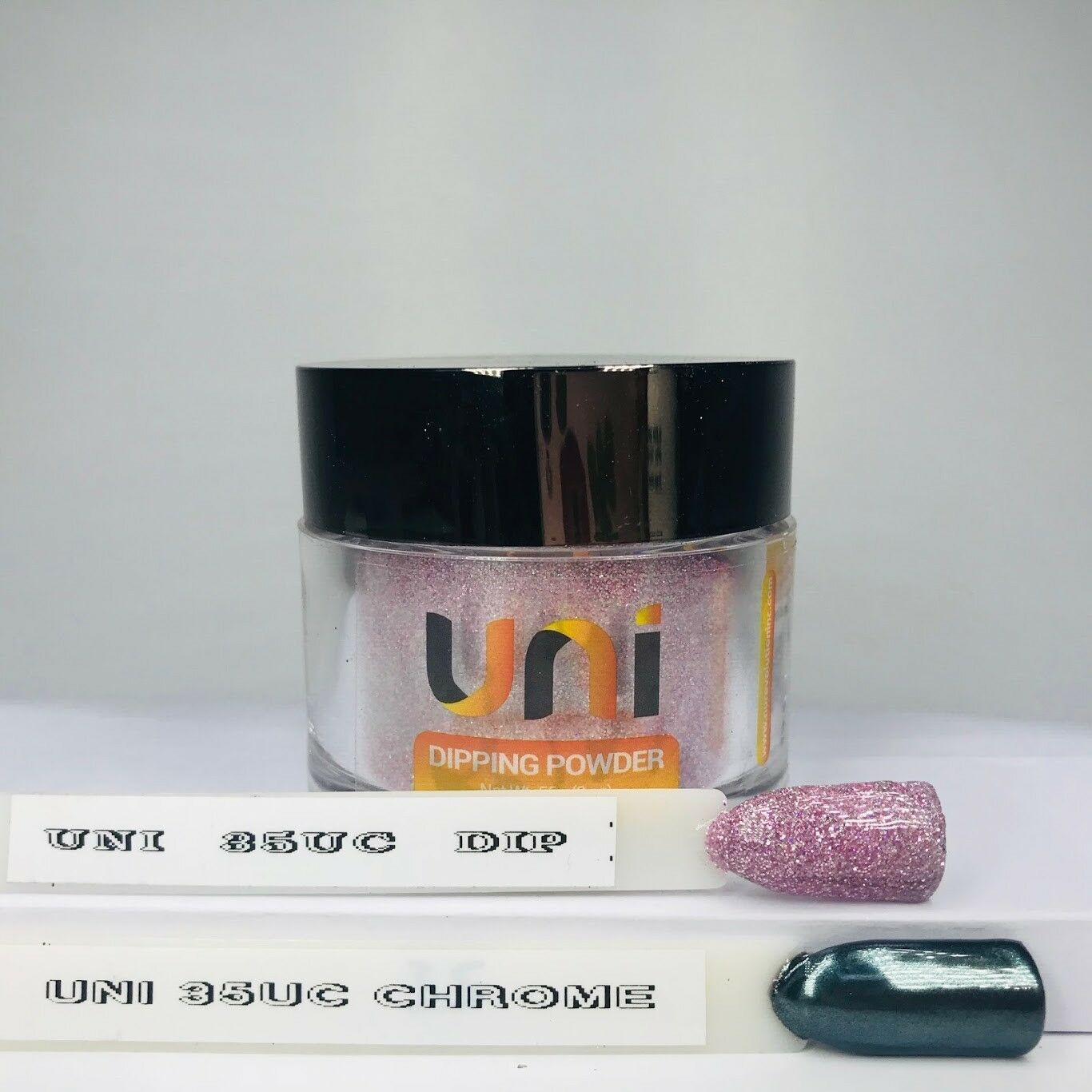 UNI 3 in 1 Chrome Stardust SNS Gelish Dip Dipping Powder Nail Color 59g ...