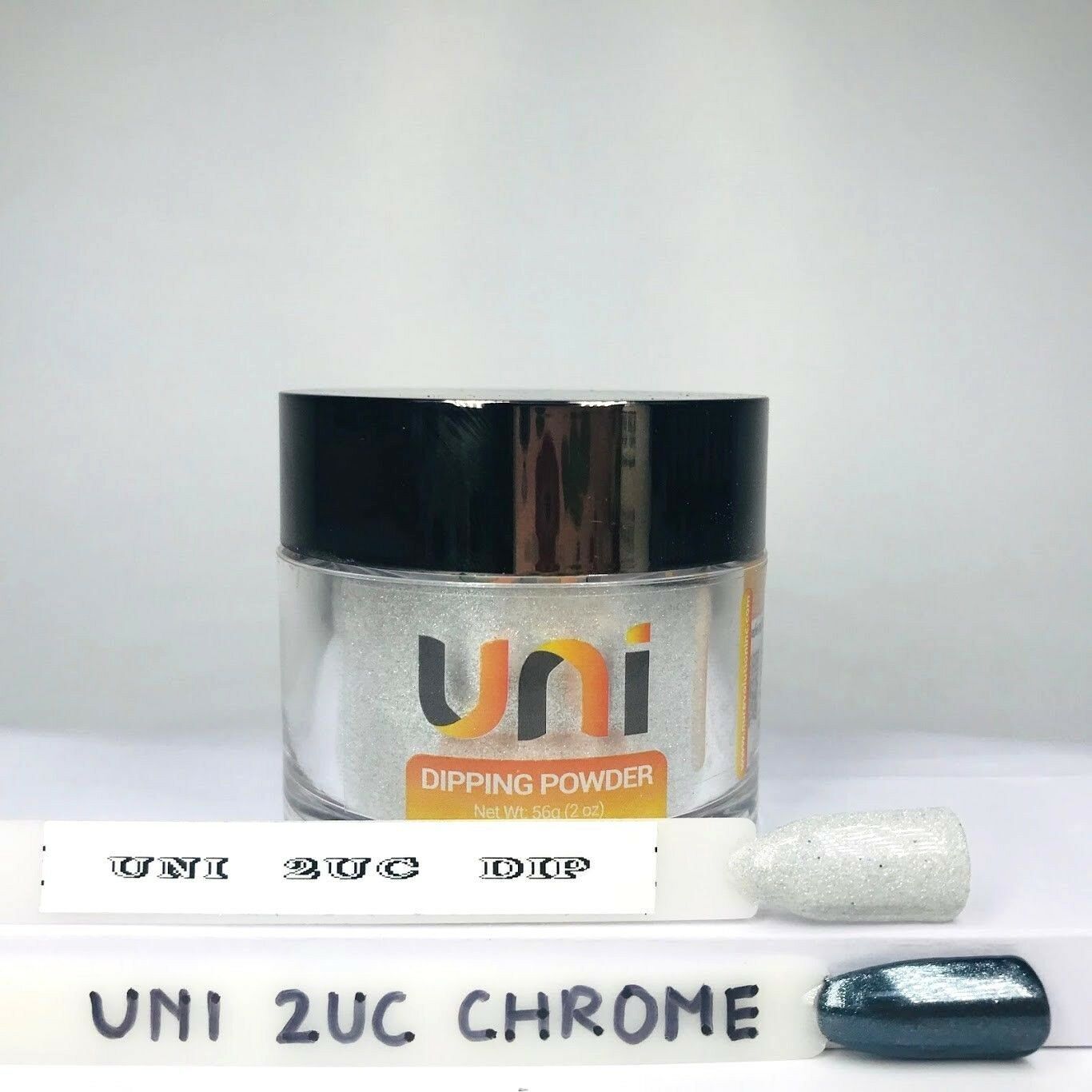 UNI 3 in 1 Chrome Stardust SNS Gelish Dip Dipping Powder Nail Color 59g ...