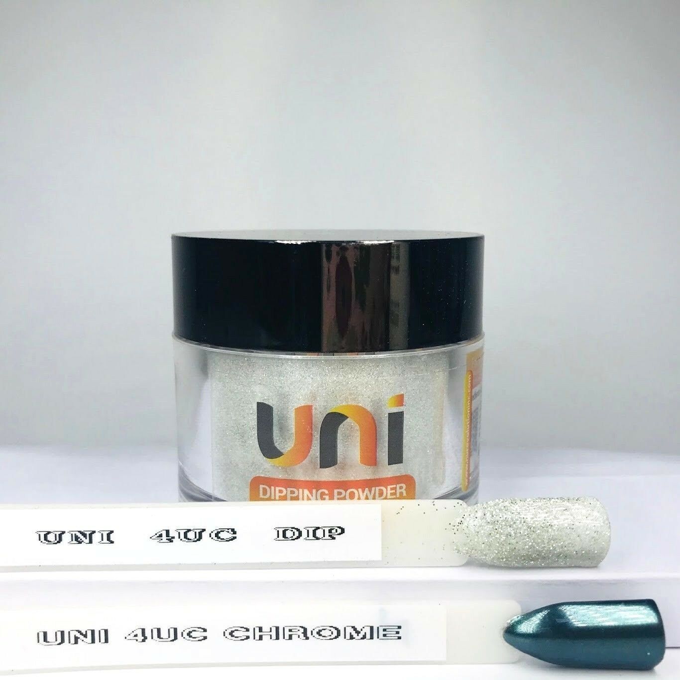 UNI 3 in 1 Chrome Stardust SNS Gelish Dip Dipping Powder Nail Color 59g ...